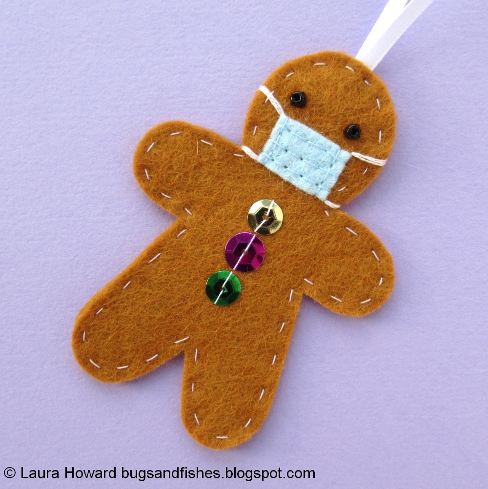 Bugs and Fishes by Lupin: Sew a 2020 Christmas Ornament: Masked ...