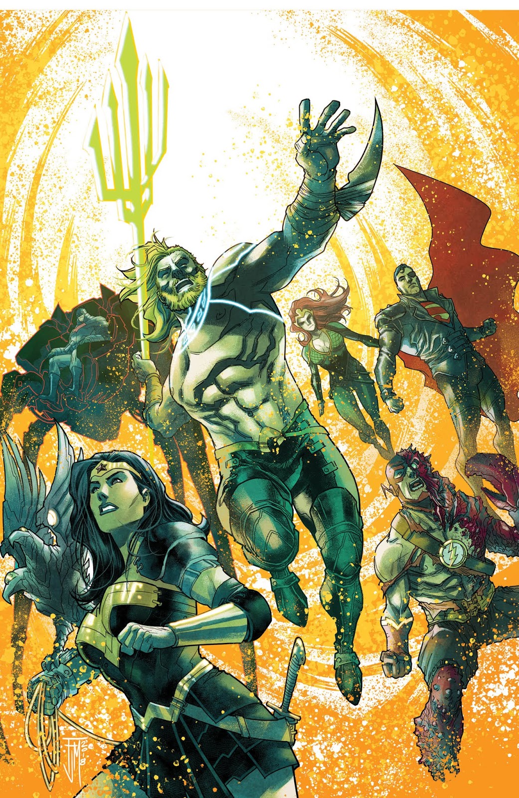 Weird Science DC Comics: PREVIEW: Aquaman/Justice League: Drowned Earth #1