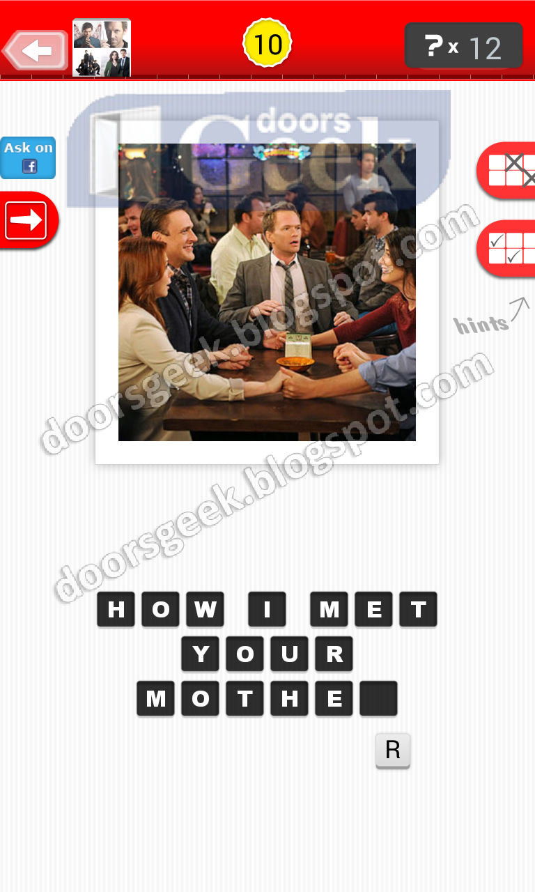 Guess the TV Show - Level 1-10 Answer ~ Doors Geek