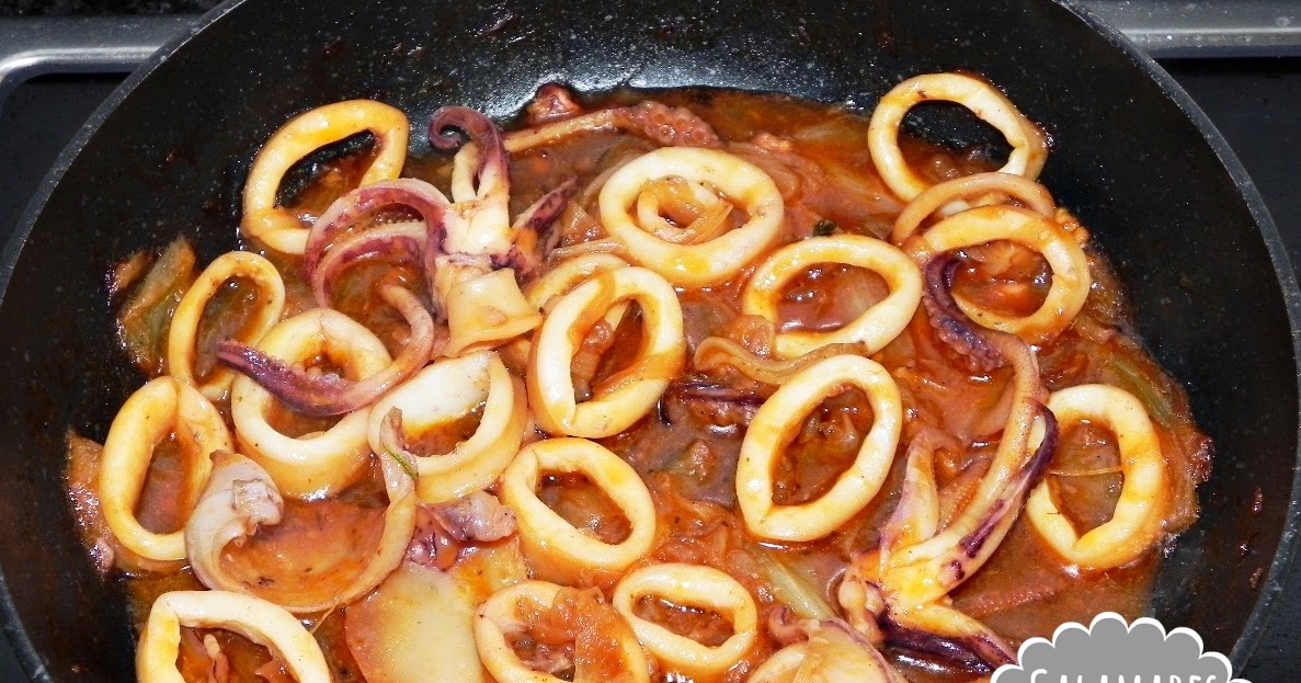 CALAMARES EN SALSA MUY FÁCIL Y RÁPIDOS DE PREPARAR