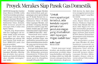 Merakes Project Ready to Supply Domestic Gas
