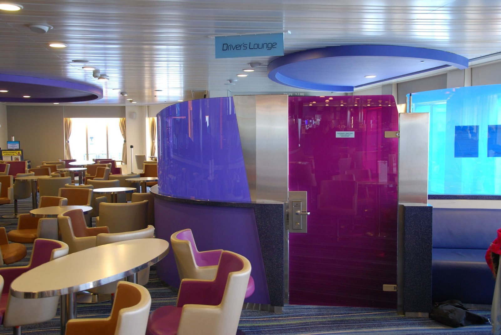 BRITTANY FERRIES: interiors of "ARMORIQUE"