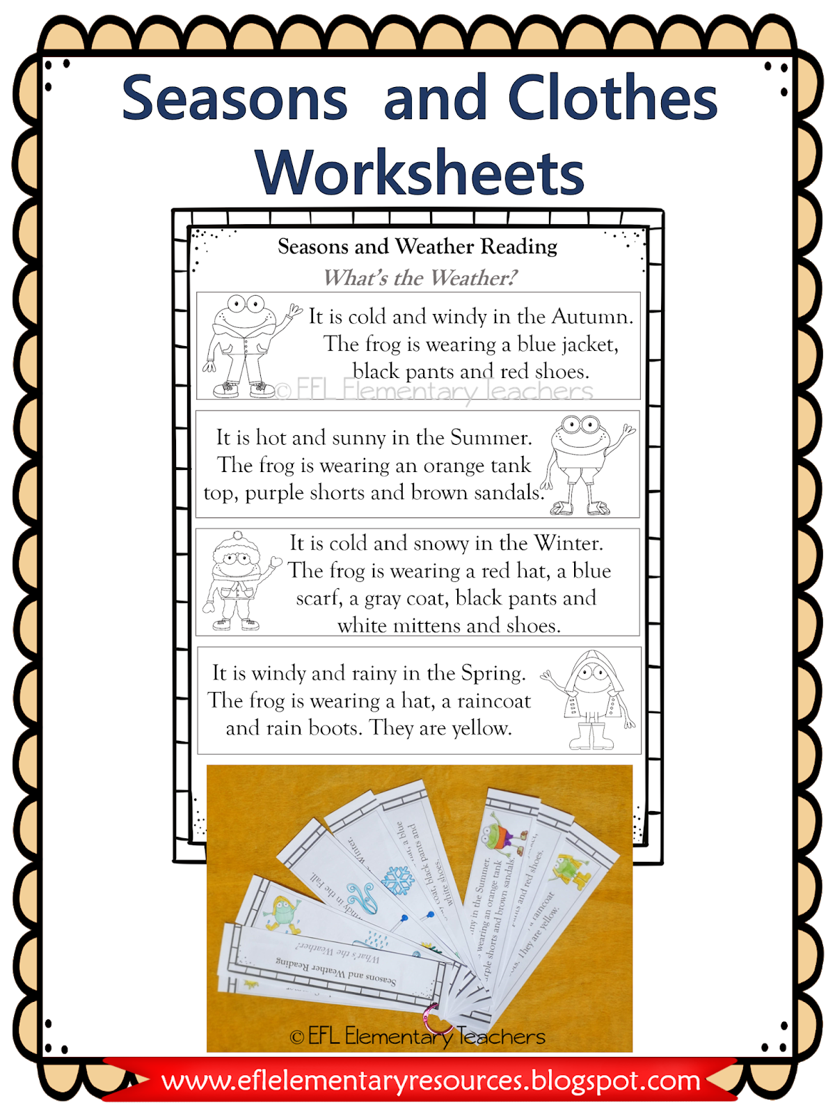 EFL Elementary Teachers: Seasons and Clothes