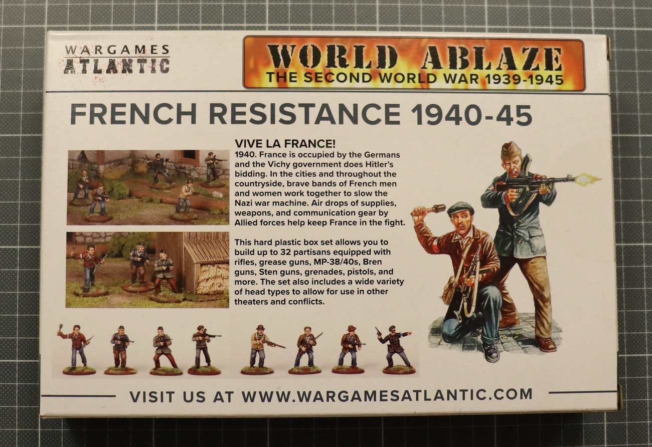 Battle Brush Studios: Review: Wargames Atlantic Partisans(1): French ...