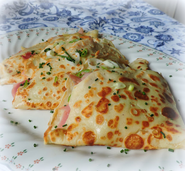 Ham, Gruyere & Spring Onion Crepes | The English Kitchen