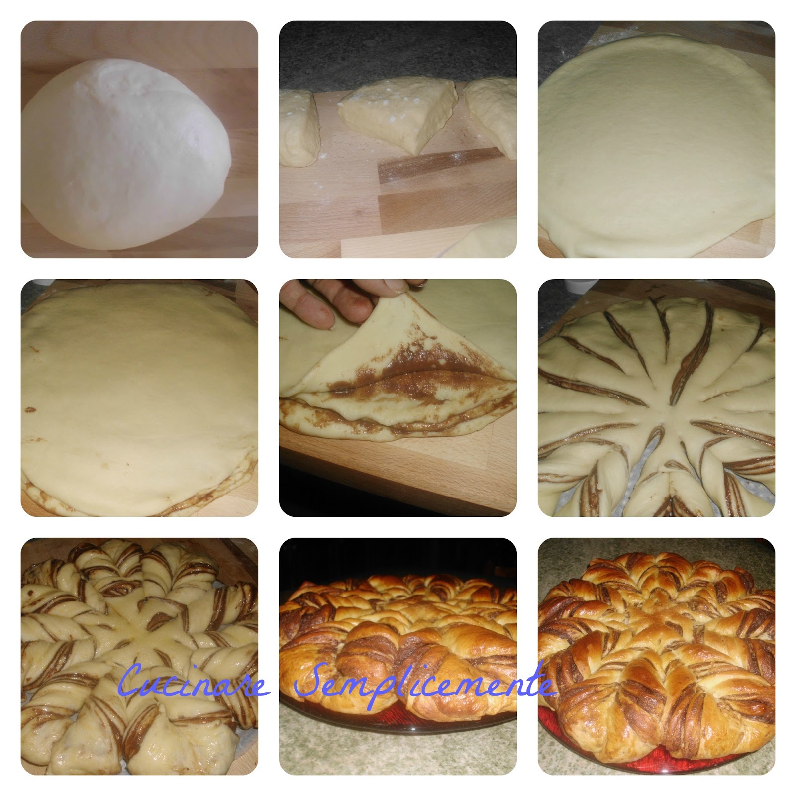 fiore di pasta brioche