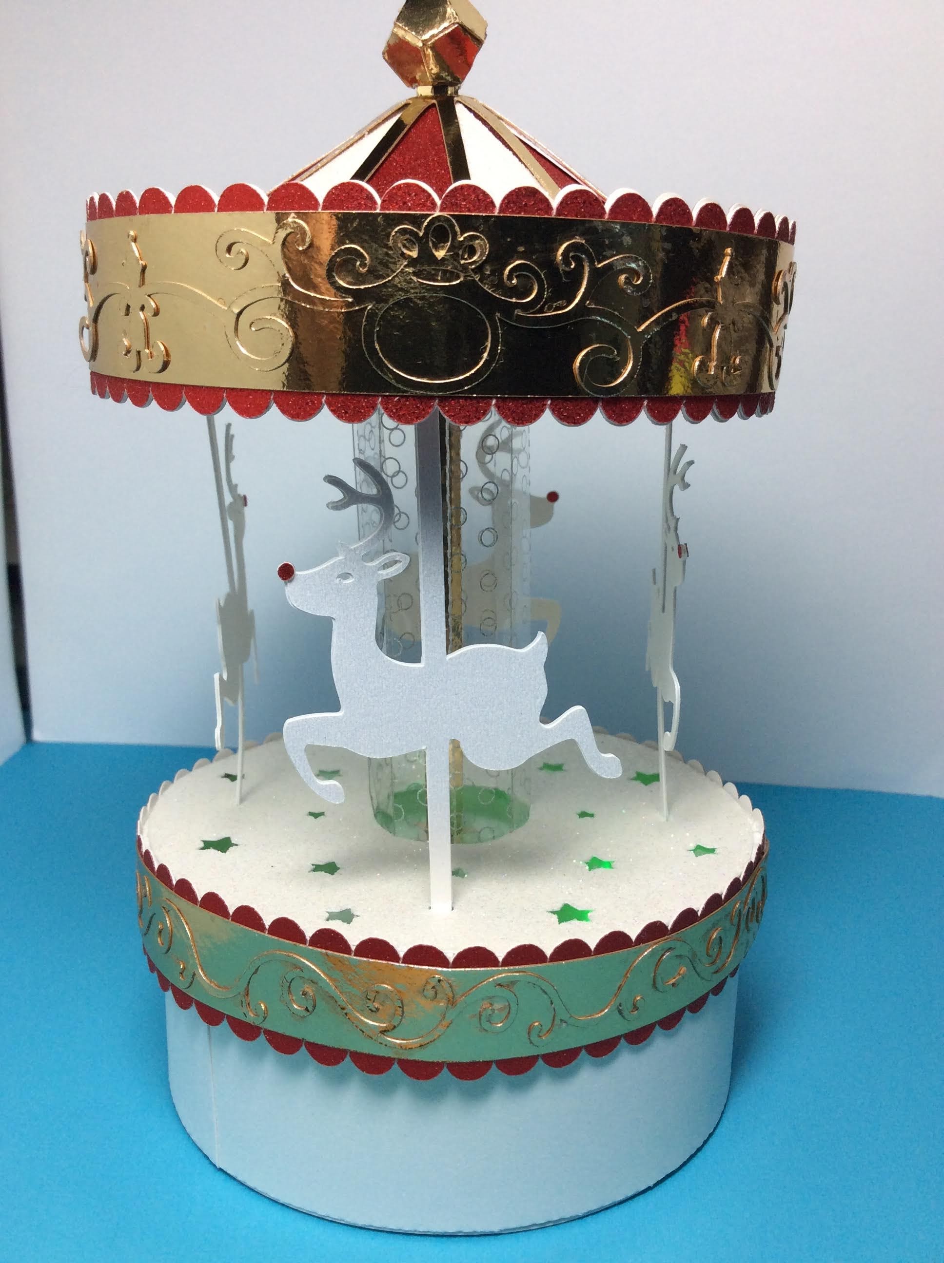 Papercrafts and other fun things: A Christmas Carousel with a Color ...
