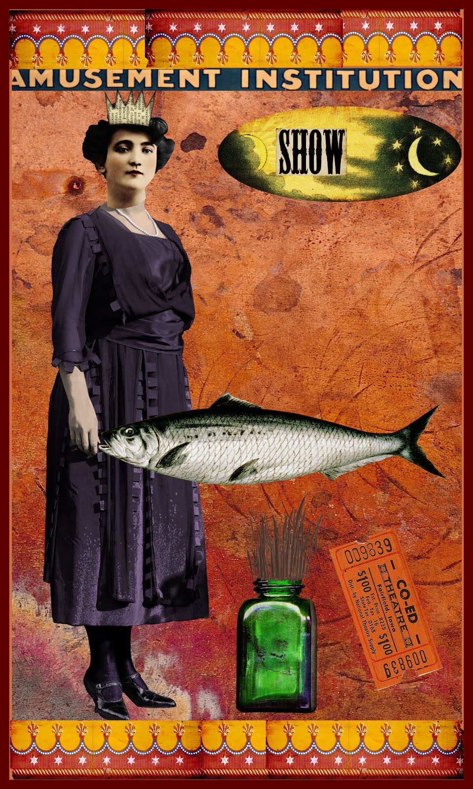 ARTic Blonde Creations: Collage Obsession - Fish!