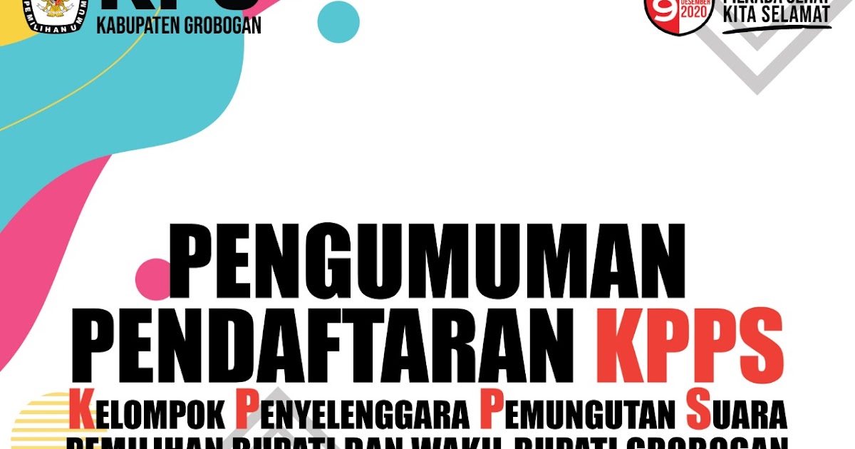 Pendaftaran KPPS sudah dimulai - PPK Pulokulon