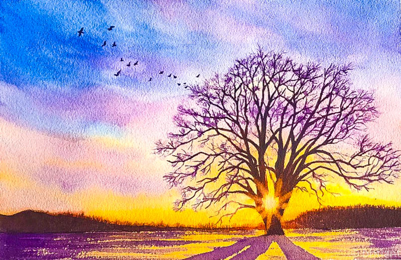 33+landscape Watercolor ideas, come to see my collection