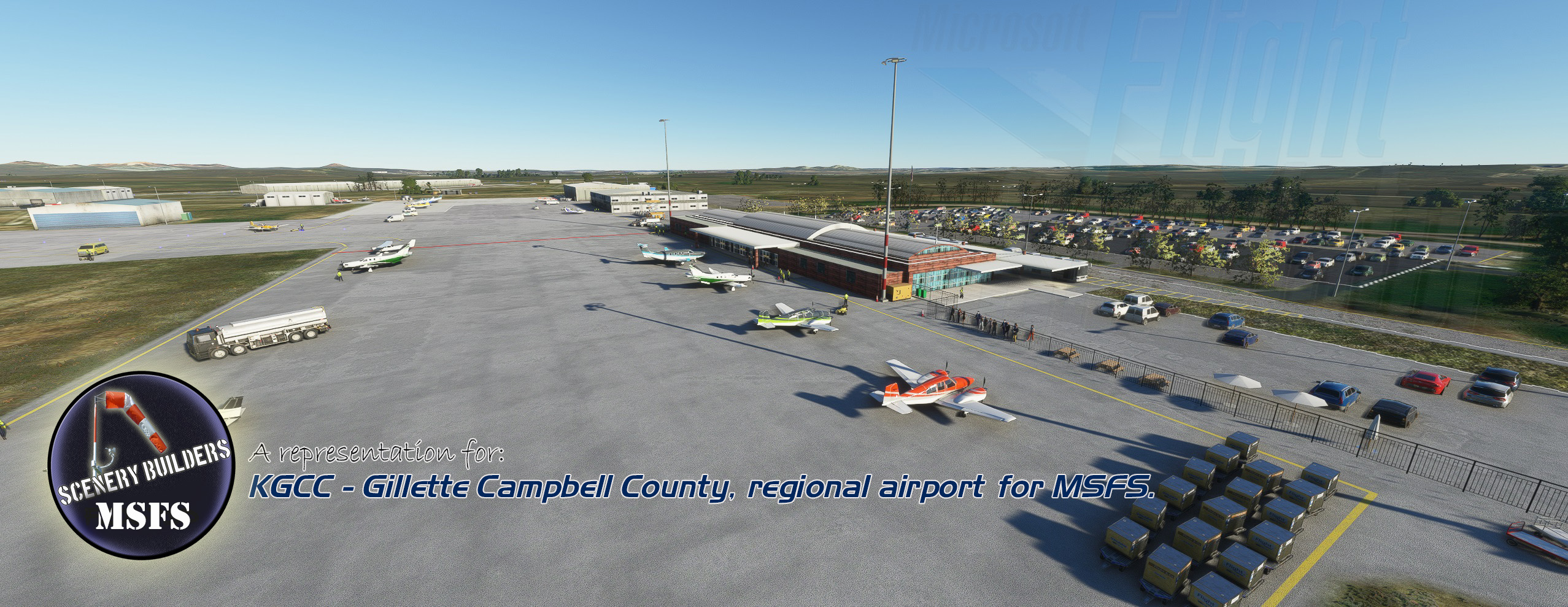 FSX, P3D, MSFS scenerybuilders.: KGCC Gillette-Campbell County Airport MSFS