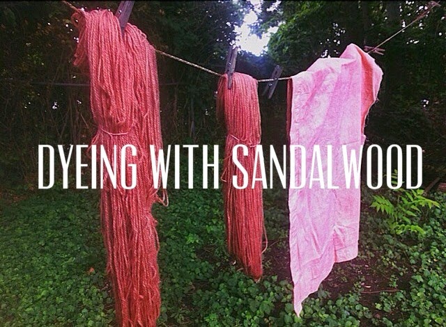 Wild Columbine: Natural Dyeing with Sandalwood