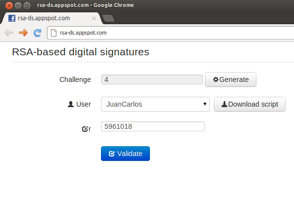 Cecilia Urbina: RSA-based digital signatures
