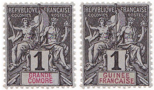 Everything Else: Stamps: 1892-1912 French Colonies "Navigation & Commerce"