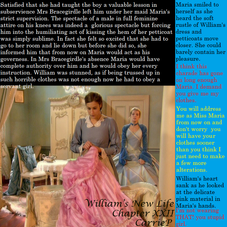 Carrie P56: William's New Life chapters 21-25