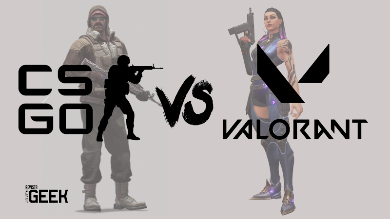 Valorant vs Counter-Strike: Global Offensive | Revista Jovem Geek