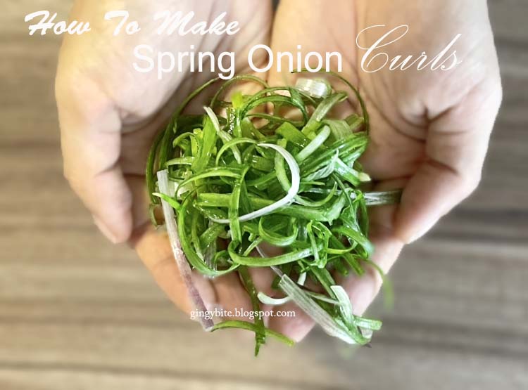 How To Curl Spring Onion | The Yummy Journey