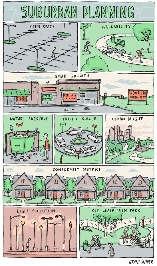 INCIDENTAL COMICS: Suburban Planning