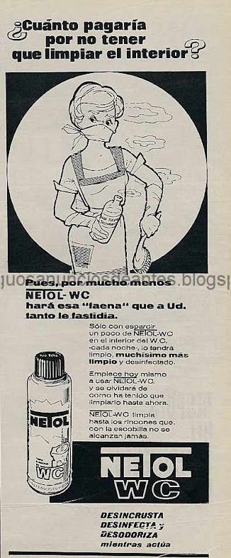 Antiguos anuncios de antes: Netol (producto limpieza) (12 anuncios)