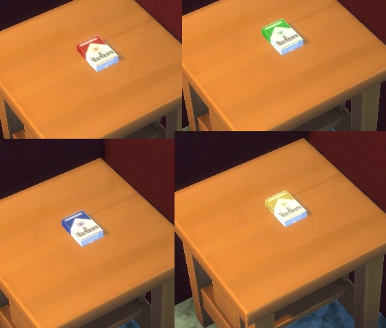 TheNinthWaveSims: The Sims 4 - Marlboro Cigarette Boxes Clutter
