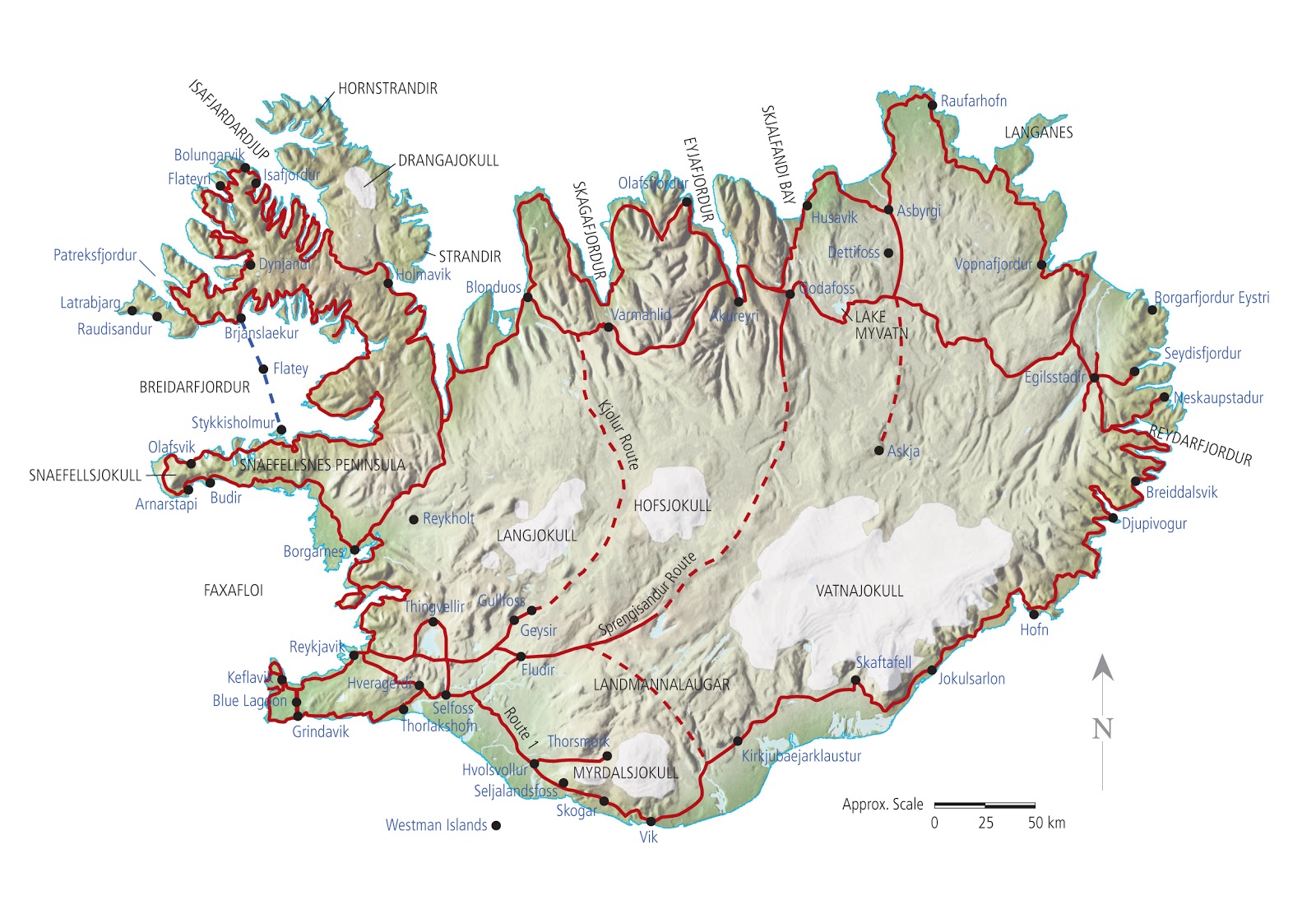 Islândia | Mapas Geográficos da Islândia - Enciclopédia Global™