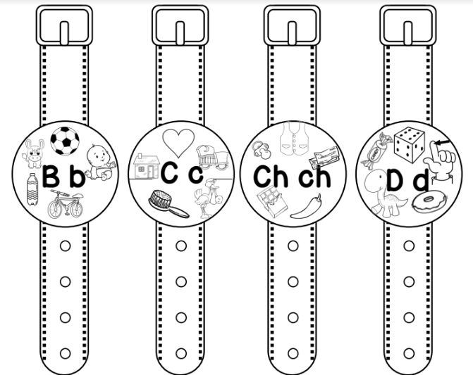 RELOJES ALFABÈTICOS
