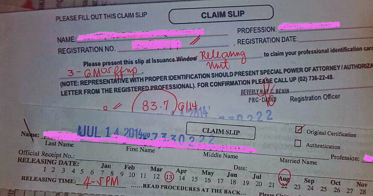 Initial Registration of Professionals in PRC Davao ~ Teki Maki