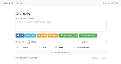 serverあれこれ: Raspberry Pi(Raspbian Buster)にCrontab UIをインストールする