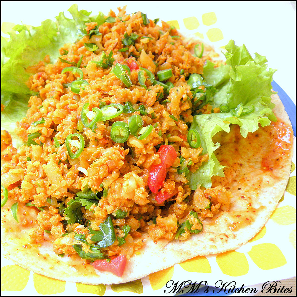 MM's Kitchen Bites: Gobhi Soya Keema...she fooled us!!