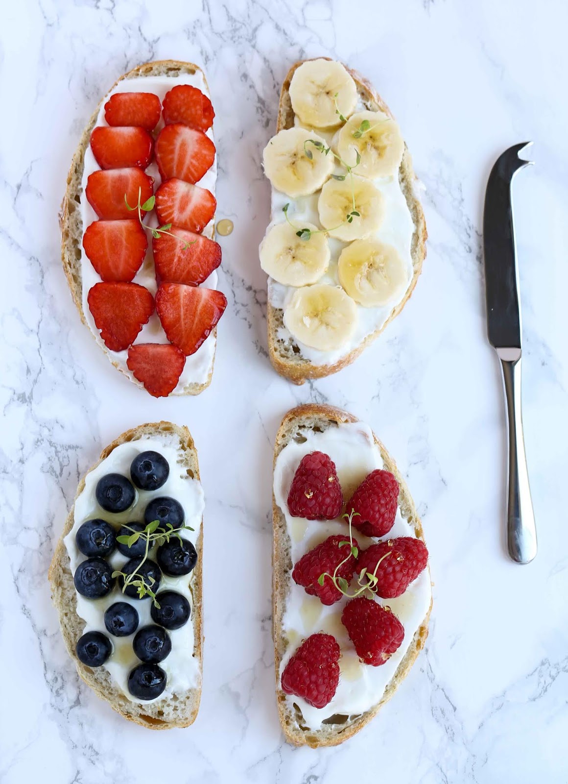 Tostadas con frutas - Tengo un horno y sé cómo usarlo