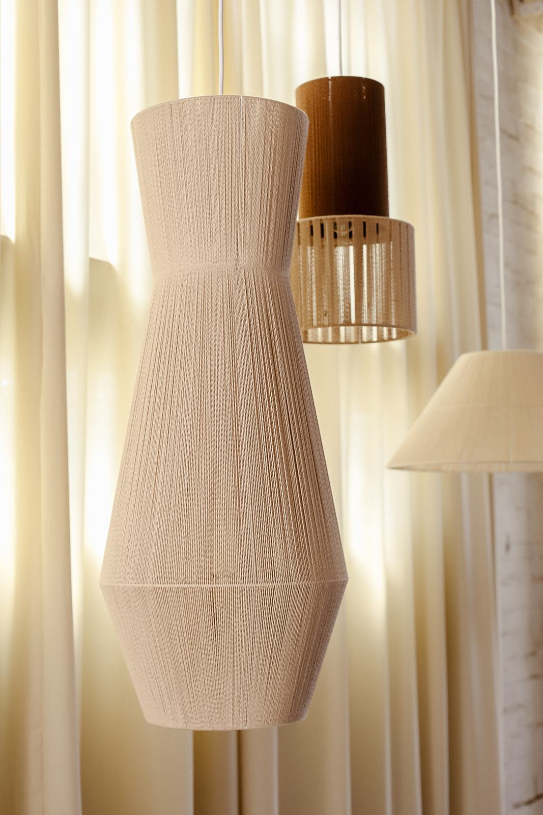 fort & field: WOVEN STRING LAMPS