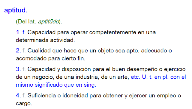 Mi visión: ¿Qué son las aptitudes?