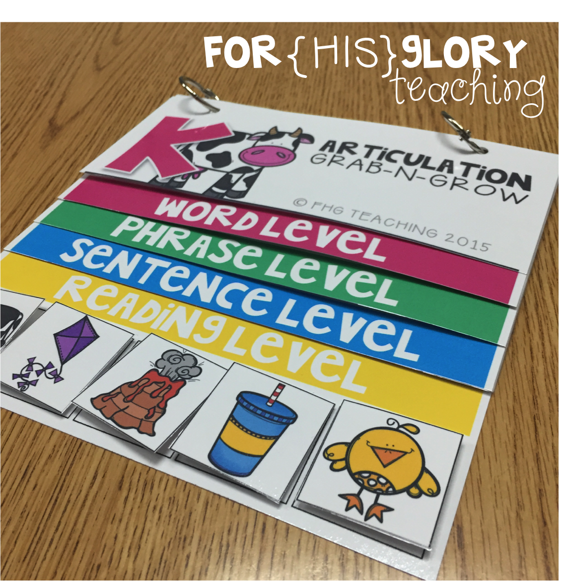 For His Glory Teaching: ARTICULATION {GRAB-N-GROW}