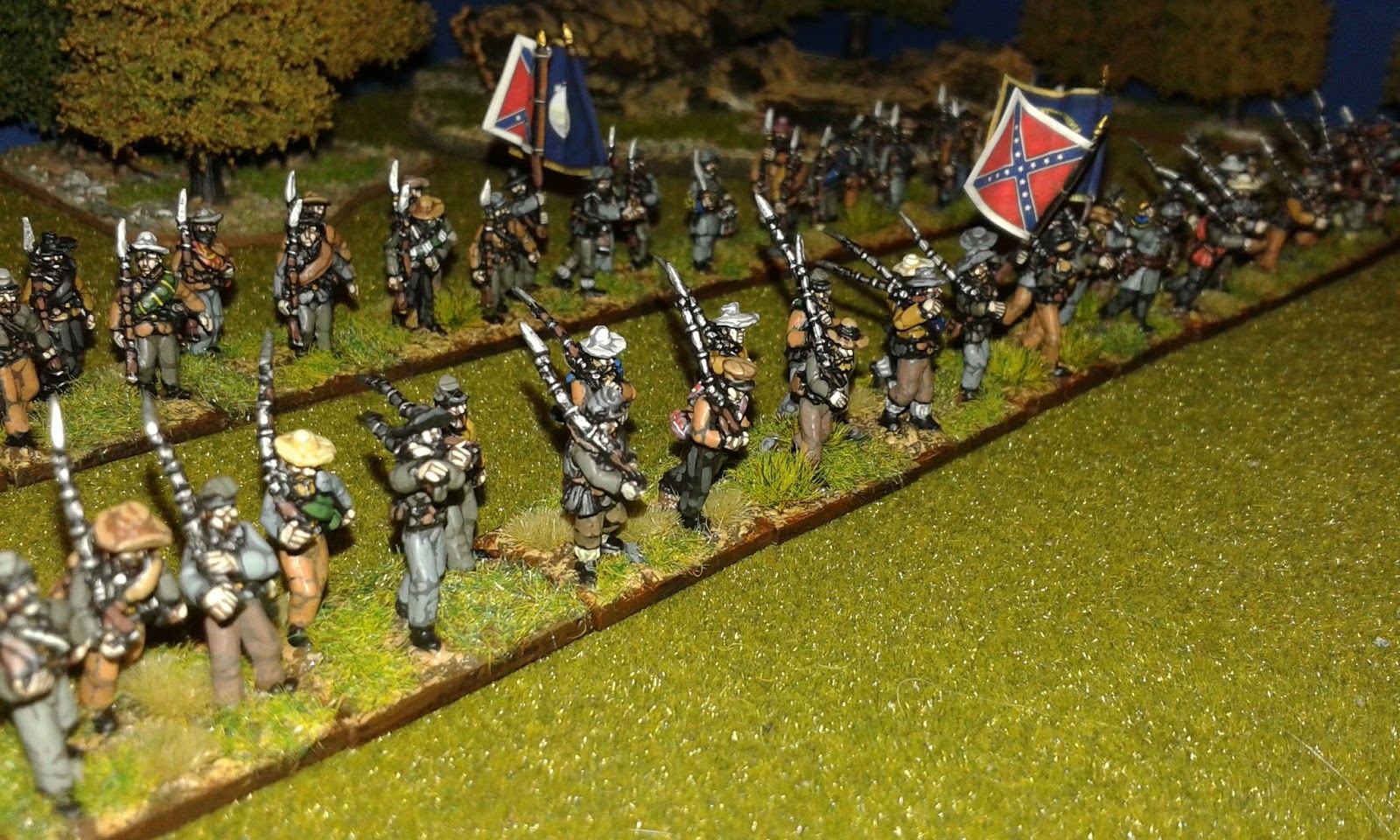 Hart of War Figure Painting and Basing Service: 15MM ACW CONFEDERATES