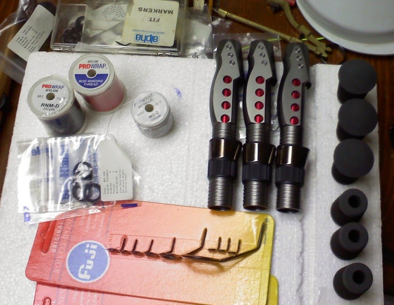 Dave's Fly Bench: Wrapping up my rod wrapping rodeo