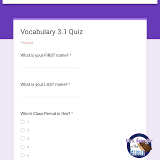 Mrs. Spangler in the Middle