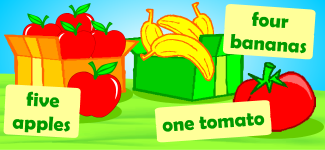 Countable Nouns Clipart