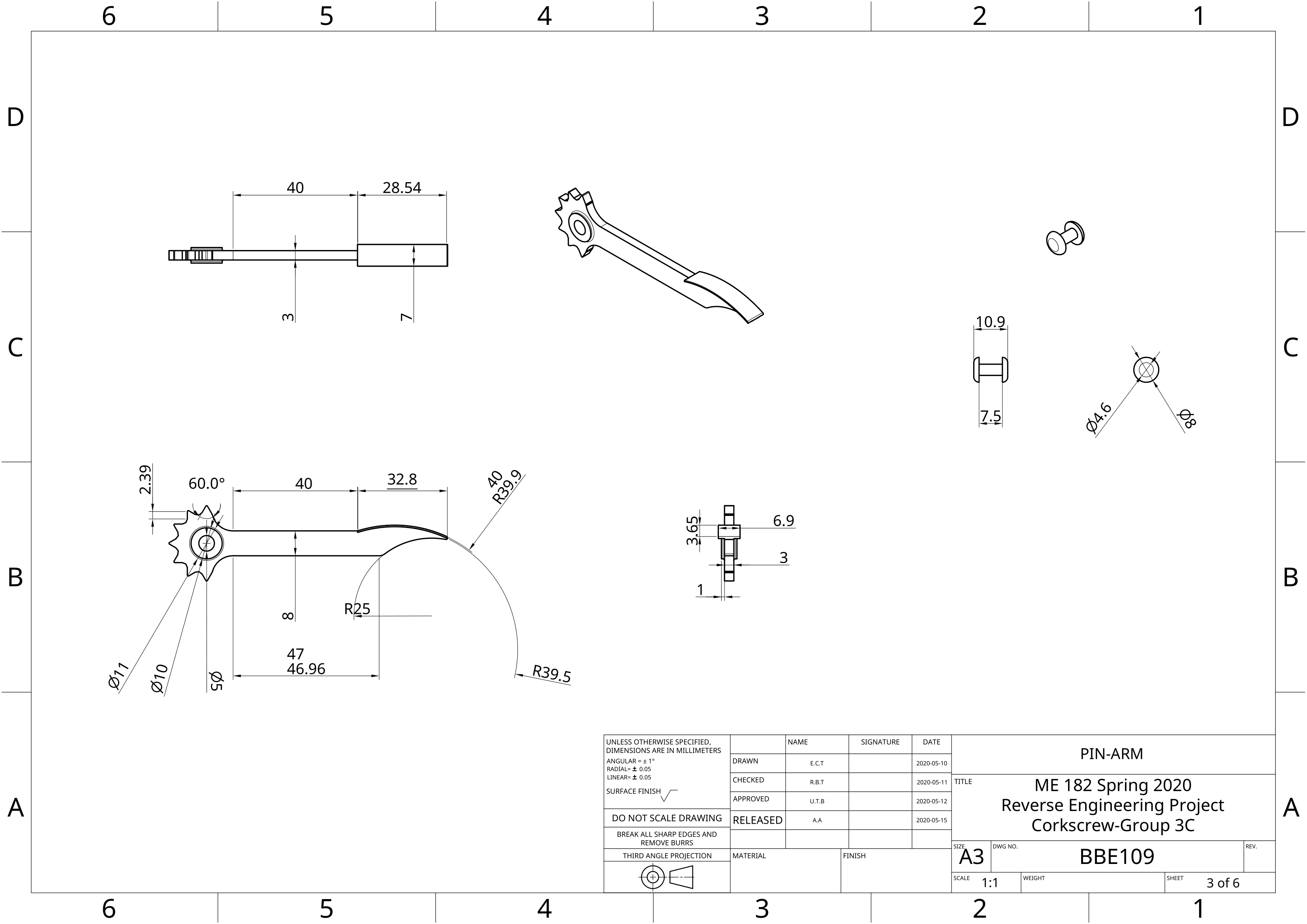 Arm-Pin Drawing