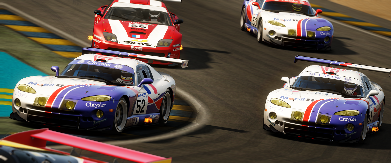 S.56 Design: Chrysler Viper GTS-R Team Oreca #51 #52 #53