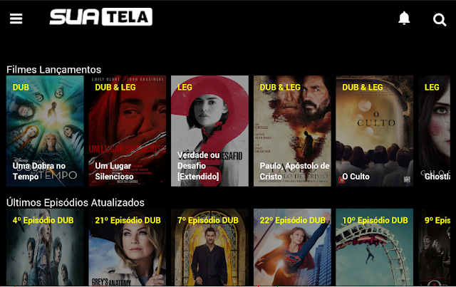 SuaTela - Boa aplicação para ver Sèries e Filmes legendados ou Dubladas ...