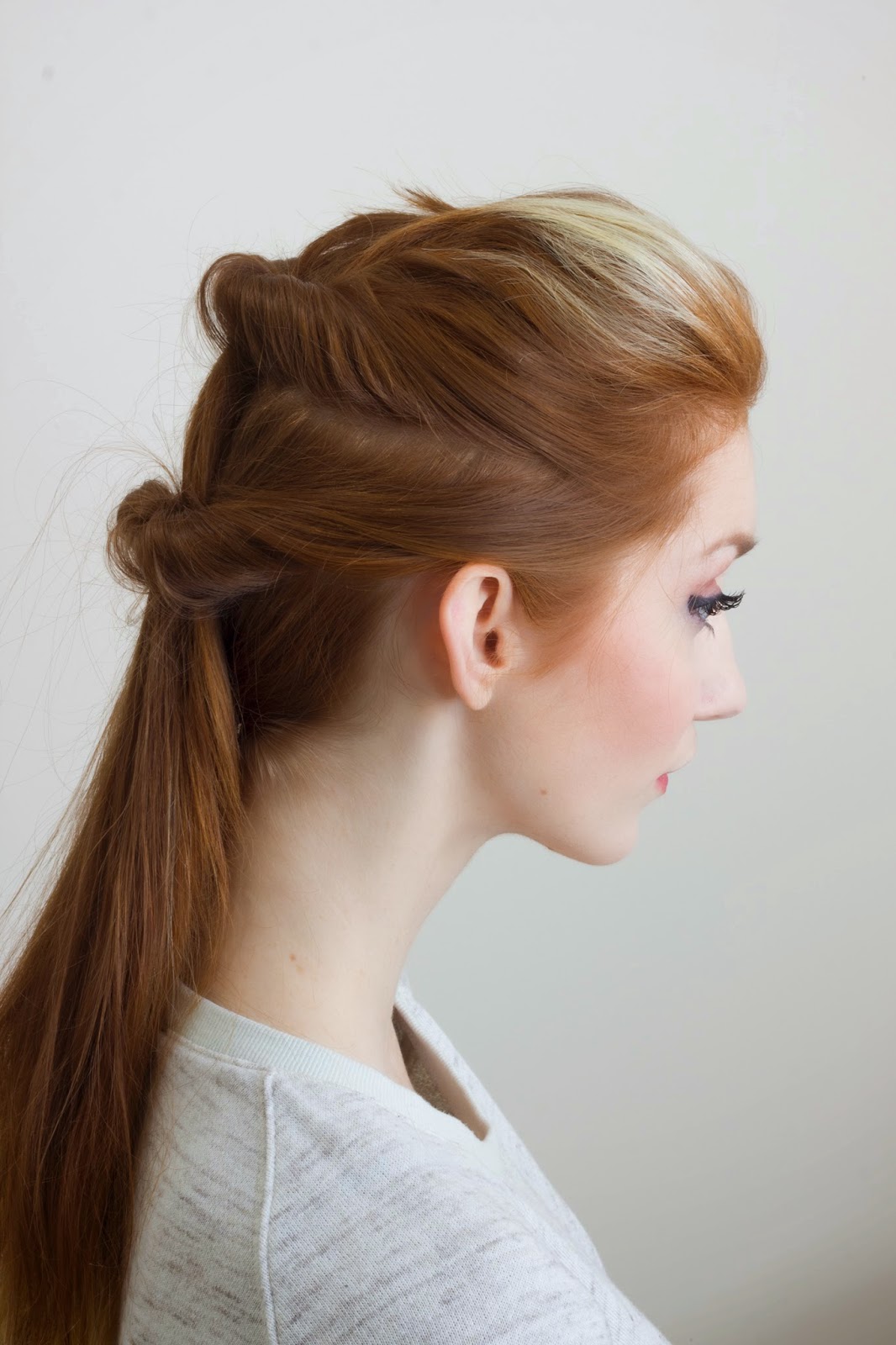 greatplainstyle: Hair How-To: THE TRIPLE TUCK PONY