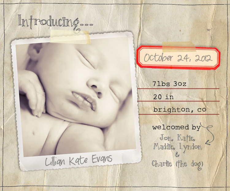Make your own baby announcements! - Key To Pictures
