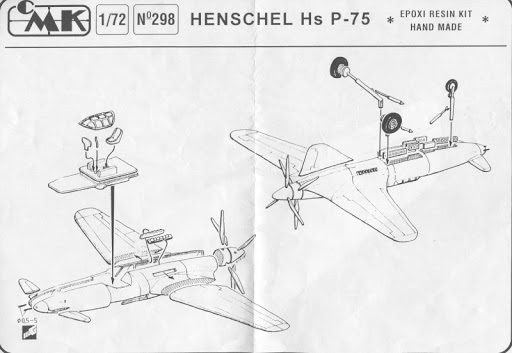 Happyscale-Modellbau: Henschel HsP.75 - CMK resin-kit 1/72