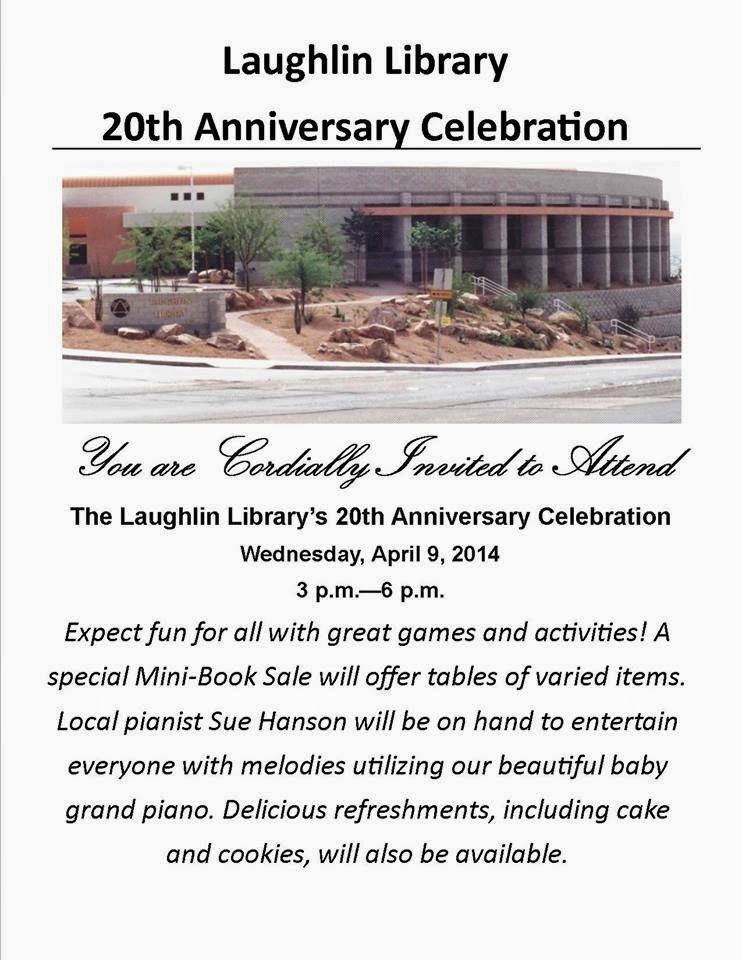 Laughlin Buzz: Celebrate with the Laughlin Library