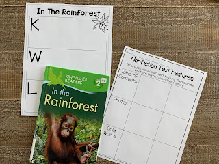 Rainforest ELA Unit for Kindergarten and 1st Grade | Busy Hands and Minds