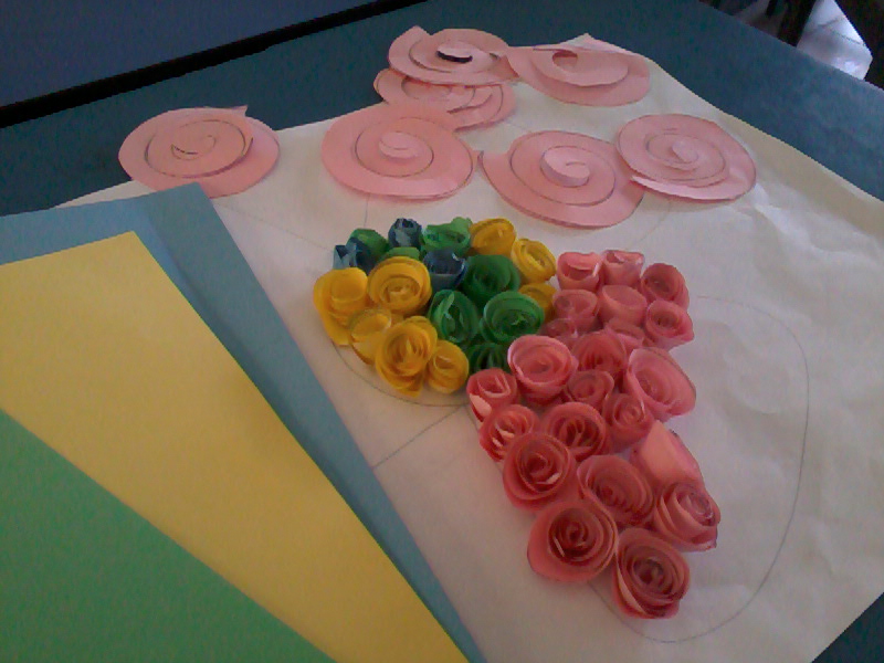 This is...Ena Lova~: kraf: bunga ros kertas