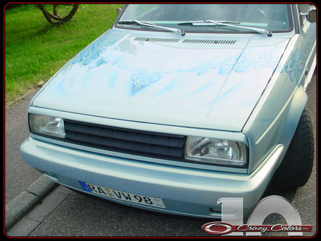 Crazy Colors Custompainting: 2001/2002 Jetta 2 Projekt