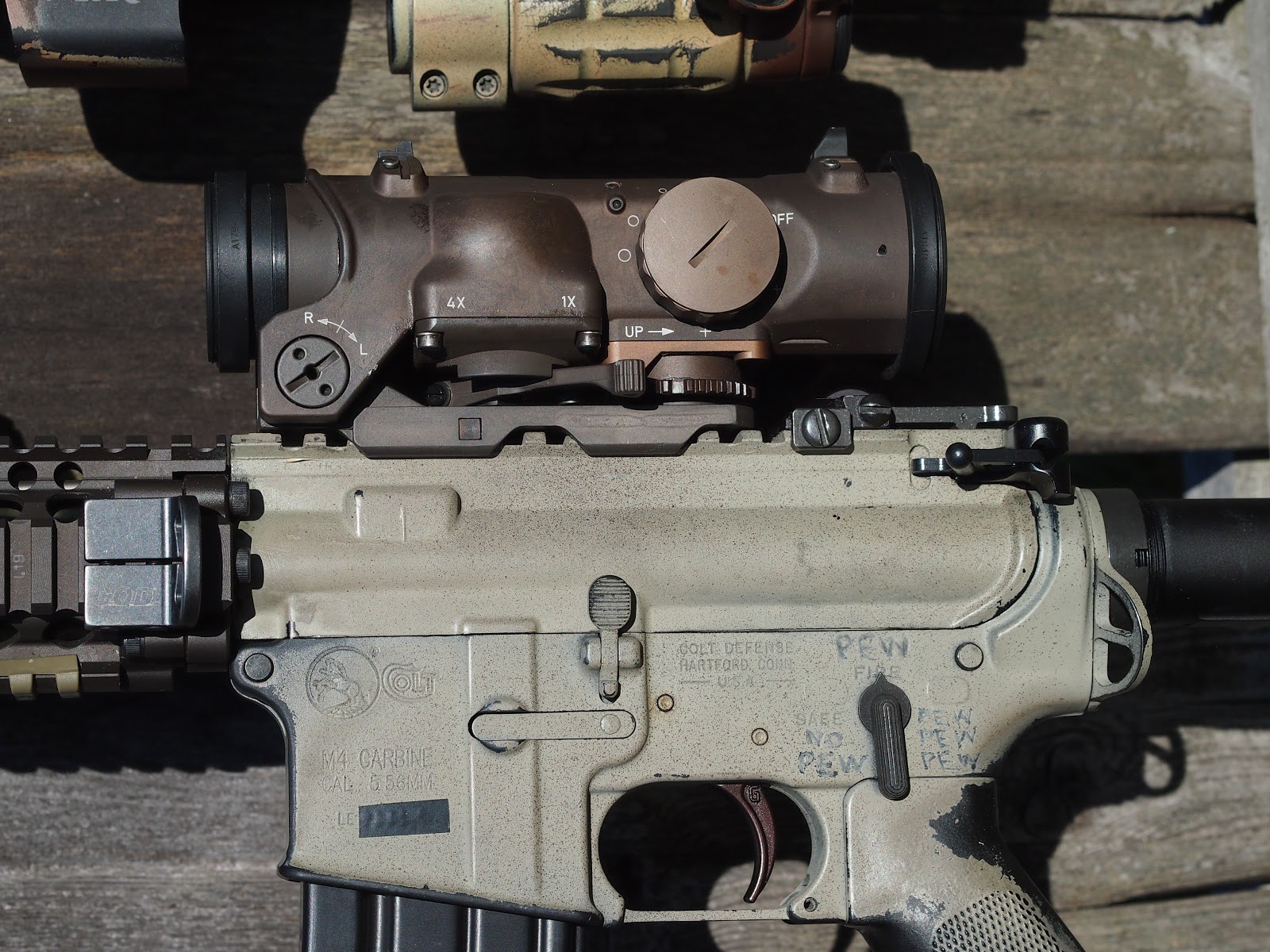 Mister Donut's Firearms Blog: Painted my Colt Canada C8IUR CANSOFCOM clone