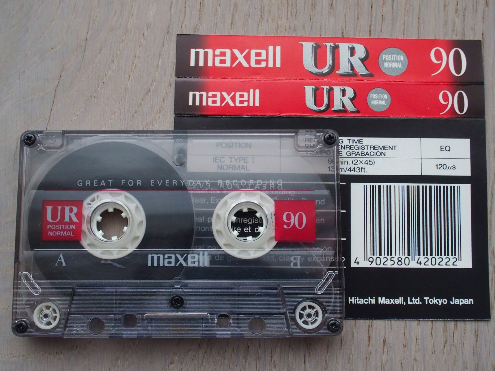 Audiochrome: Cassette tape measurements: Maxell UL, UR, LN, S-LN