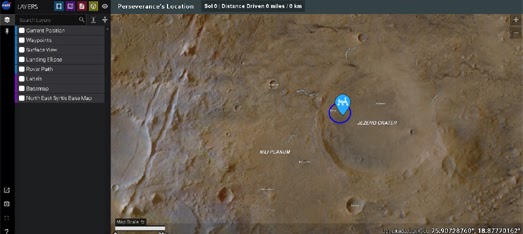 Maps Mania: The Mars Rover Tracking Map